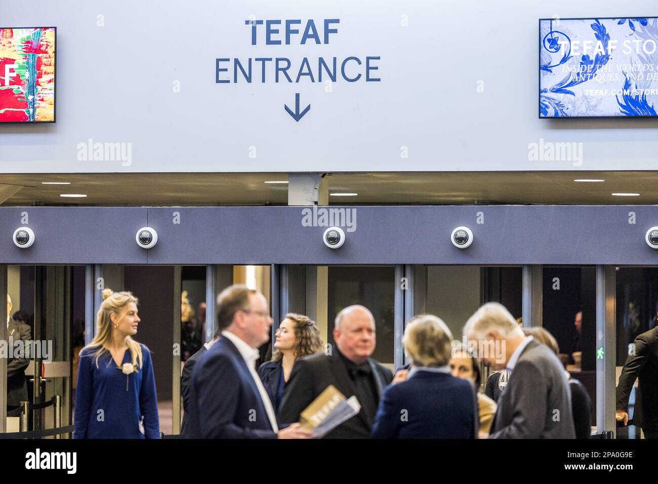 Netherlands. 11th Mar, 2023. MAASTRICHT - Detection gates at the ...