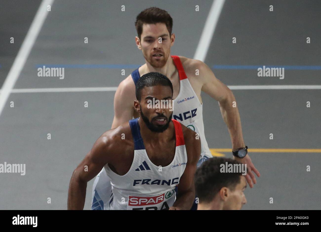 COROLLER Victor and Muhammad Abdallah KOUNTA of France 4 x 400m Relay ...