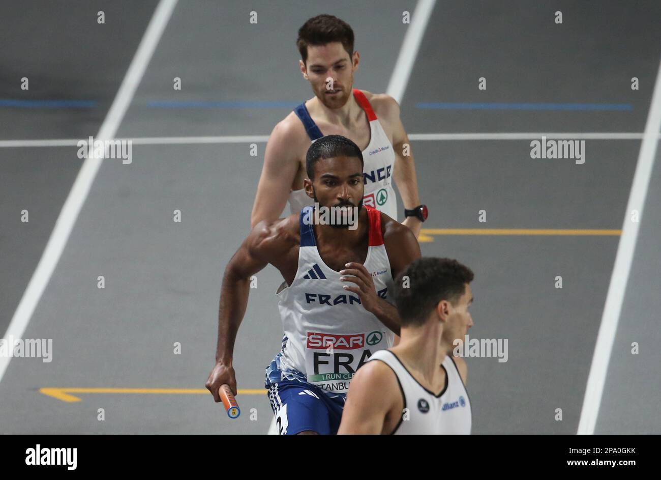 COROLLER Victor and Muhammad Abdallah KOUNTA of France 4 x 400m Relay ...