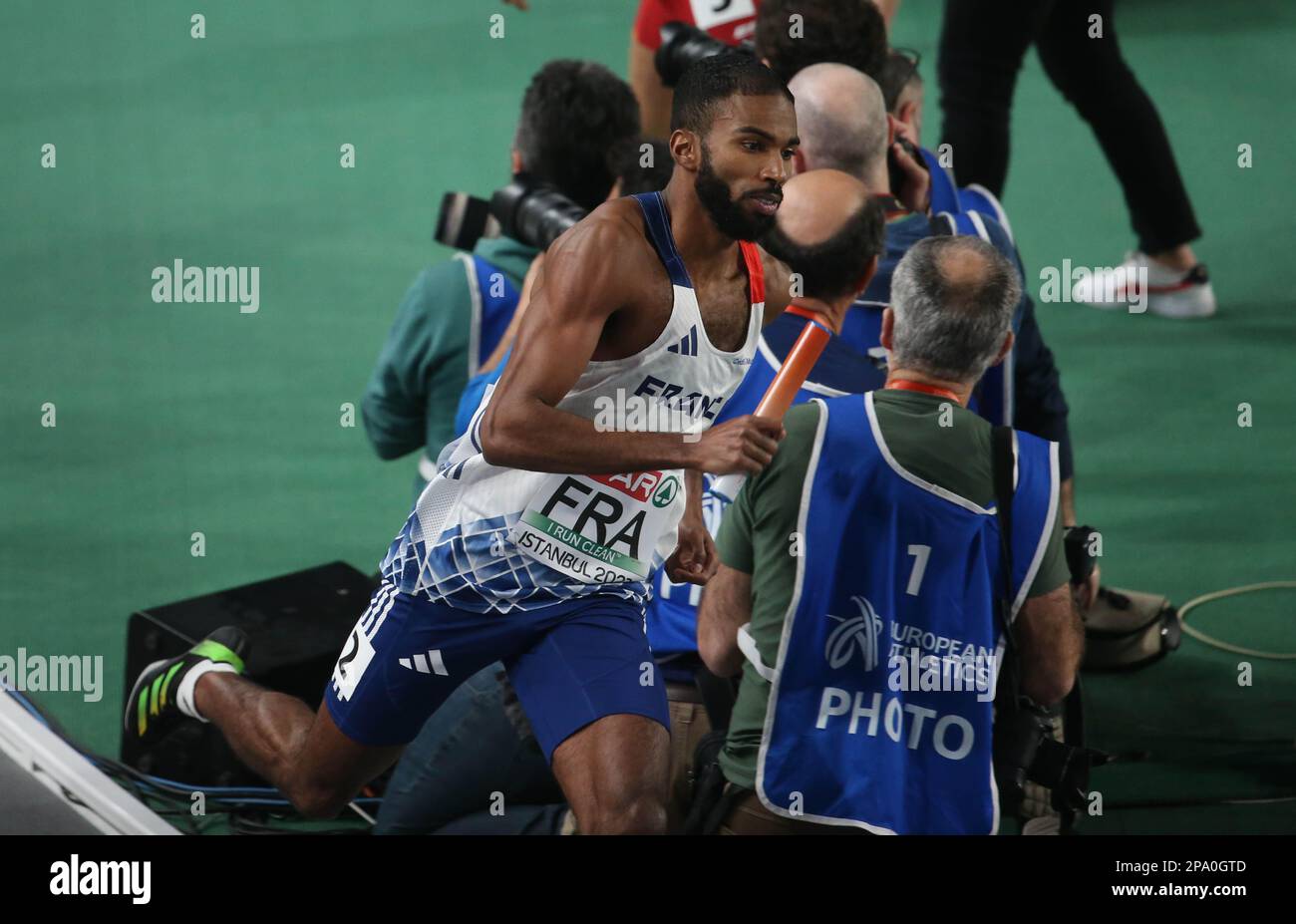 COROLLER Victor and Muhammad Abdallah KOUNTA of France 4 x 400m Relay ...