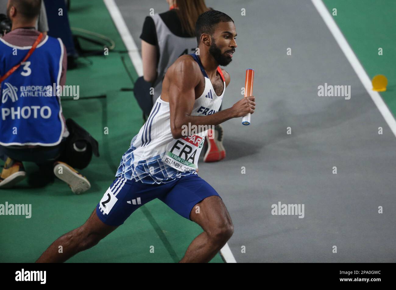 COROLLER Victor and Muhammad Abdallah KOUNTA of France 4 x 400m Relay ...