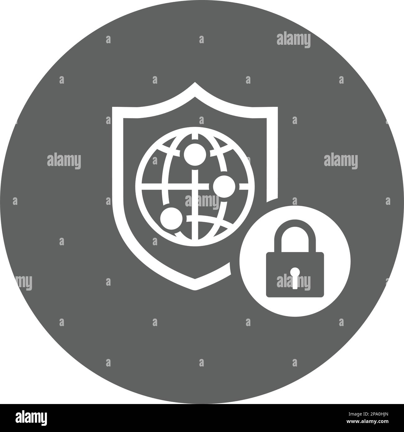 Safety, network security icon. Flat style vector EPS use in ...