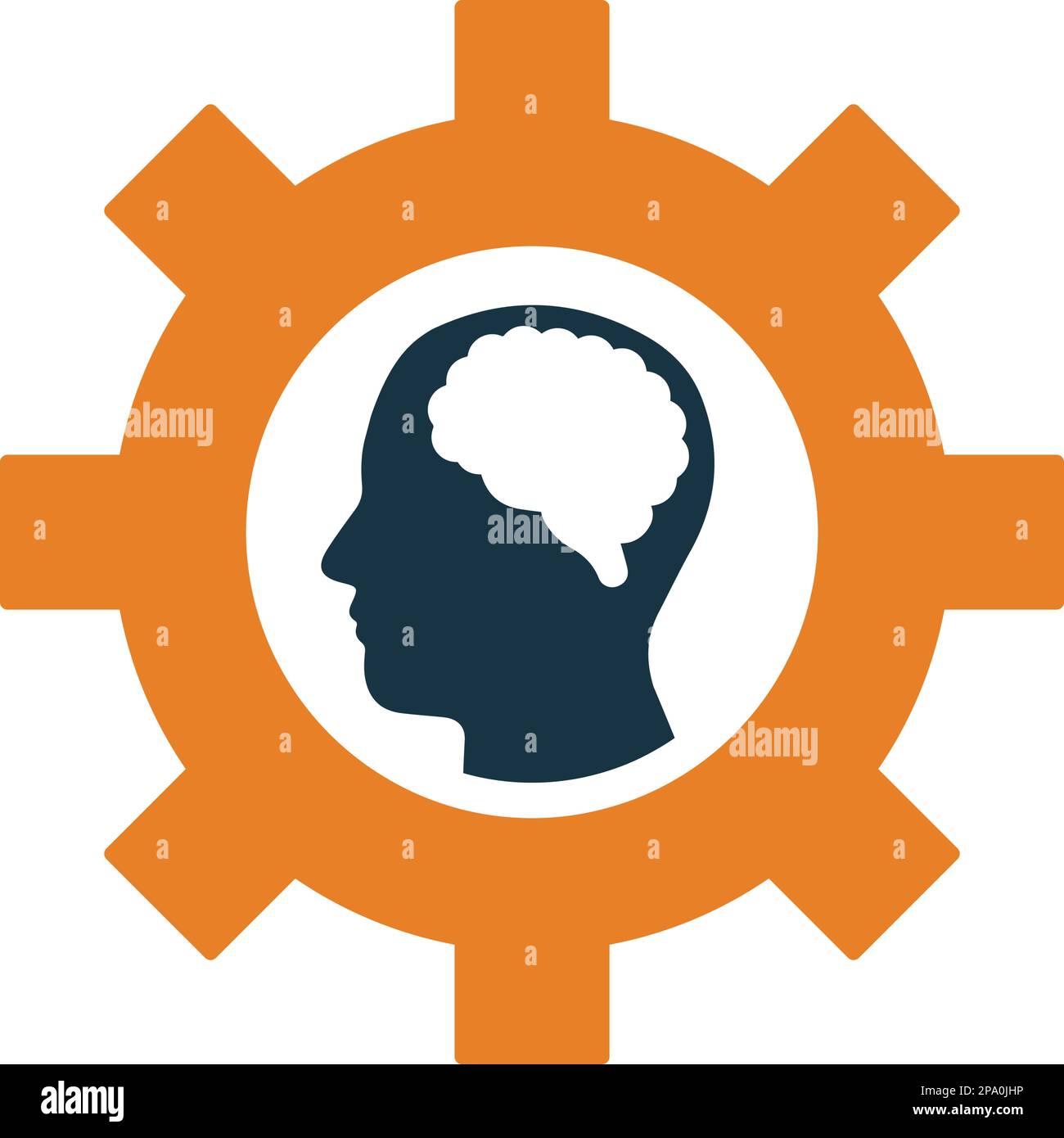 Setting, Mind development icon. Flat style vector EPS use in ...