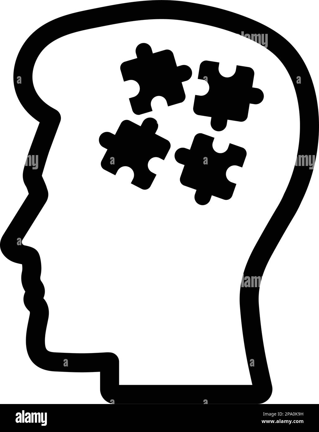 Mental health therapy illustration Black and White Stock Photos ...