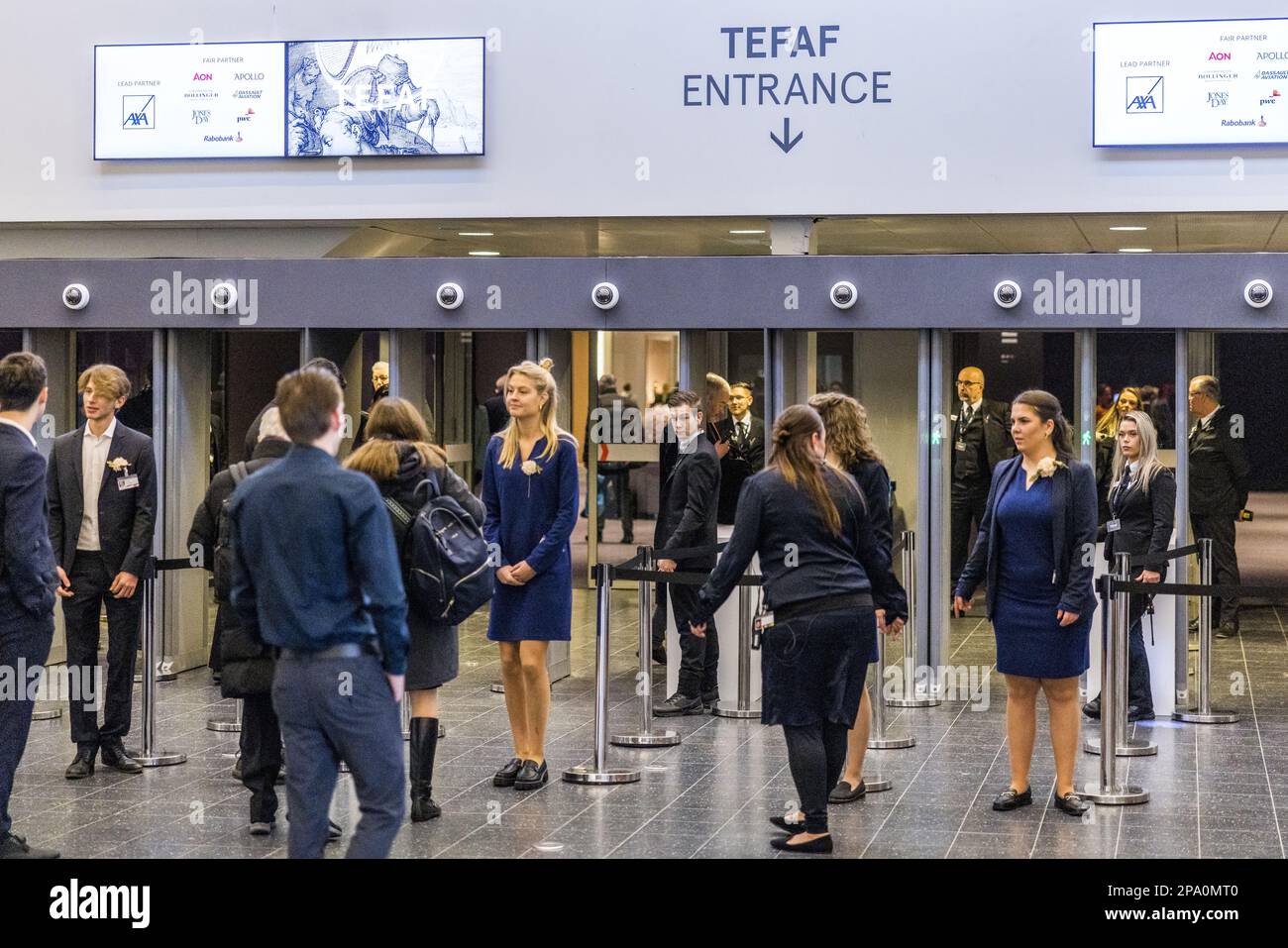 Netherlands. 11th Mar, 2023. MAASTRICHT - Detection gates at the ...