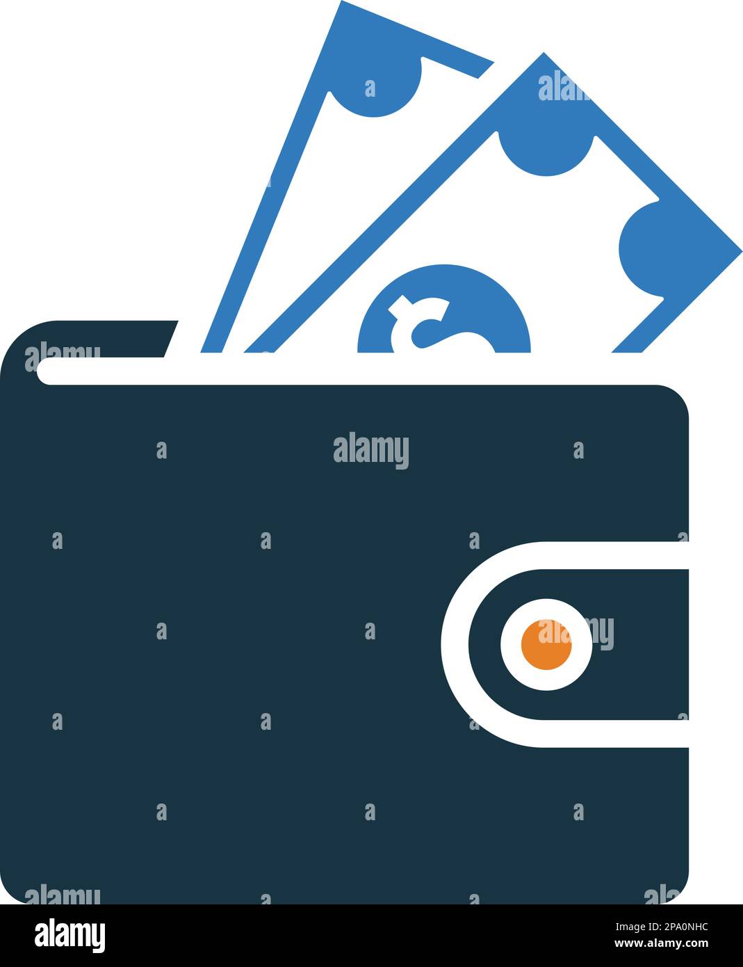 Money, wallet icon. Flat style vector EPS use in infographics,web ...