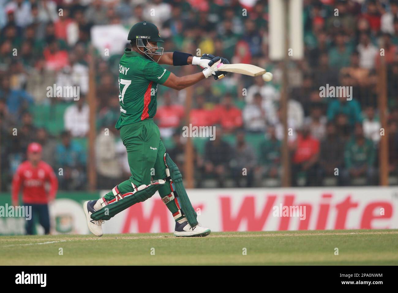 Rony Talukder during Bangladesh-England 1st T20I match of three match ...