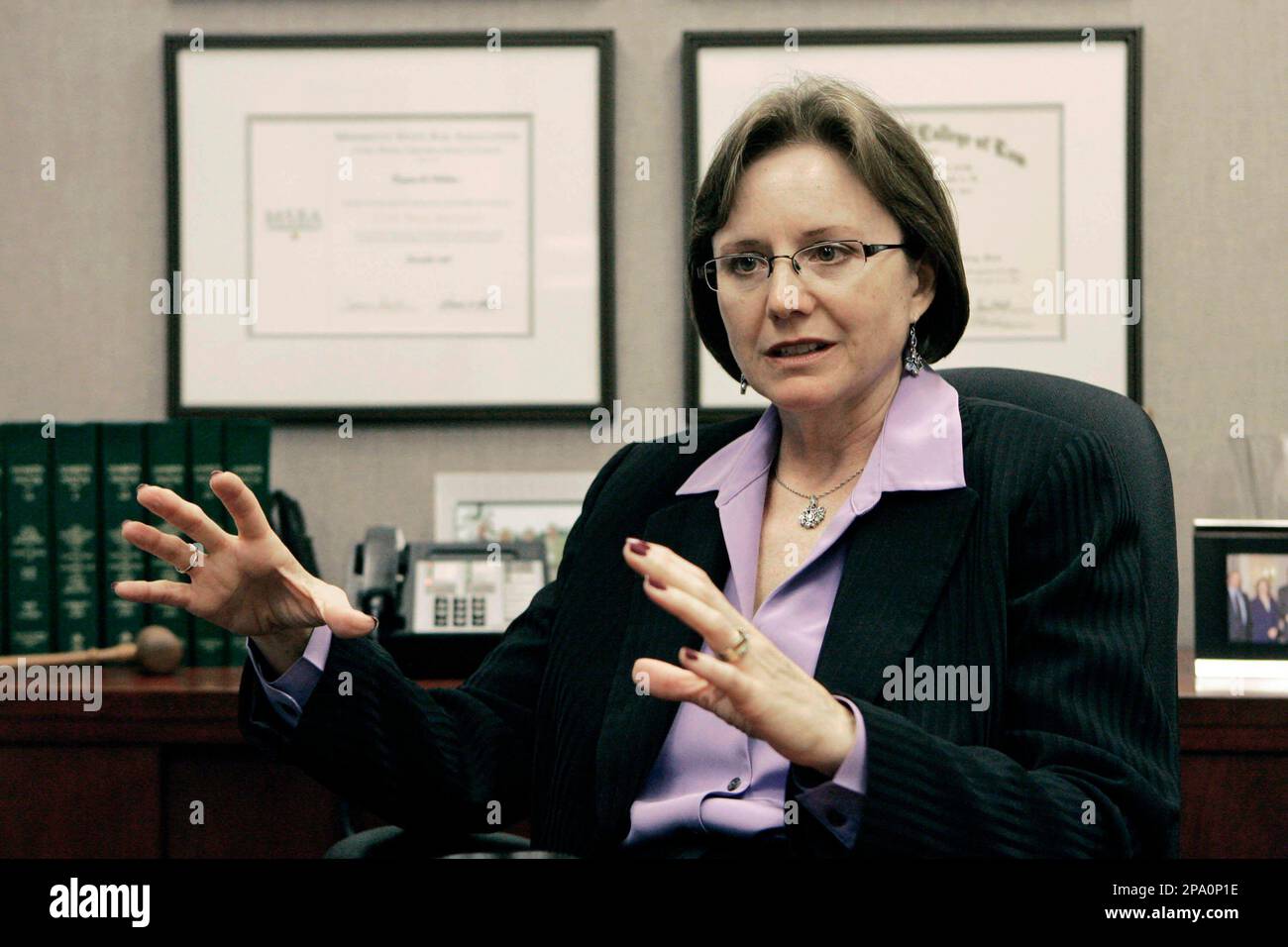 Attorney Susan Holden, shown Wednesday, June 11, 2008 in her ...