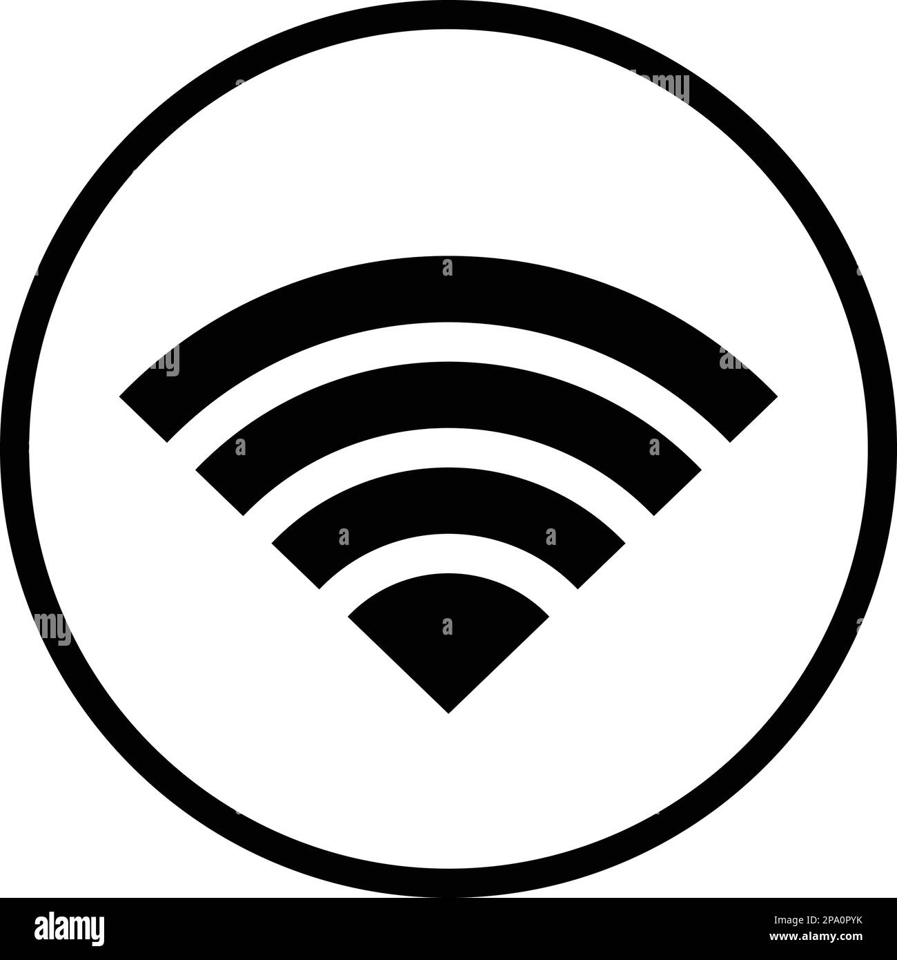 Flat illustration not connected signal wifi concept illustration for ...