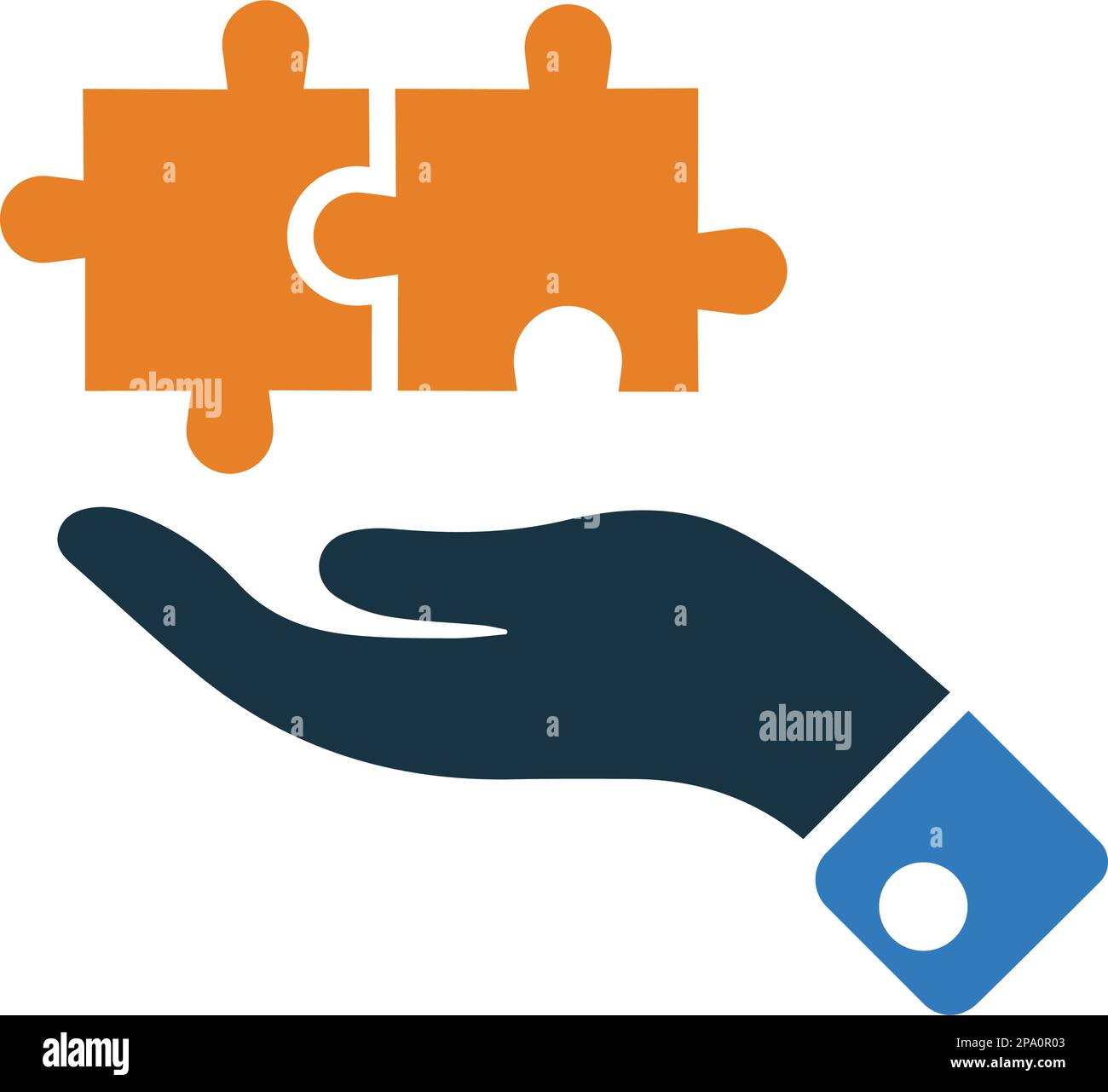 puzzle, hand, solution, games icon. Fully editable vector EPS use for ...