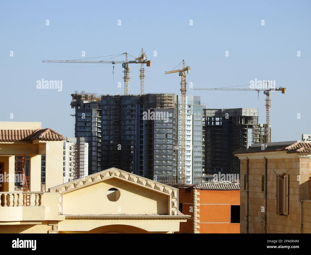 Giza, Egypt, March 10 2023: zed city By Orascom Construction company ...