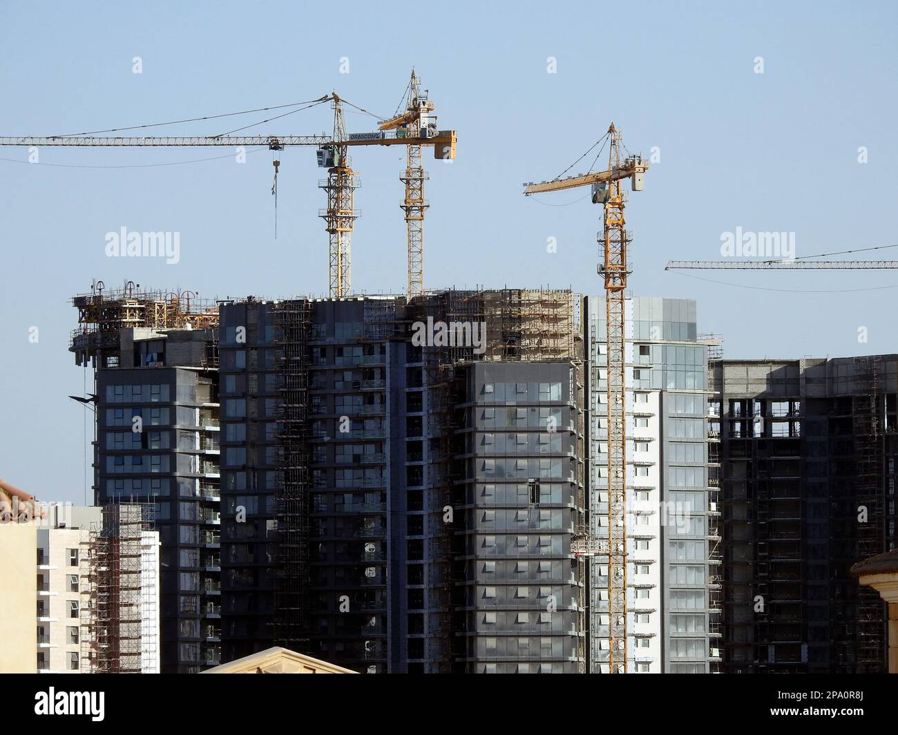 Giza, Egypt, March 10 2023: zed city By Orascom Construction company ...