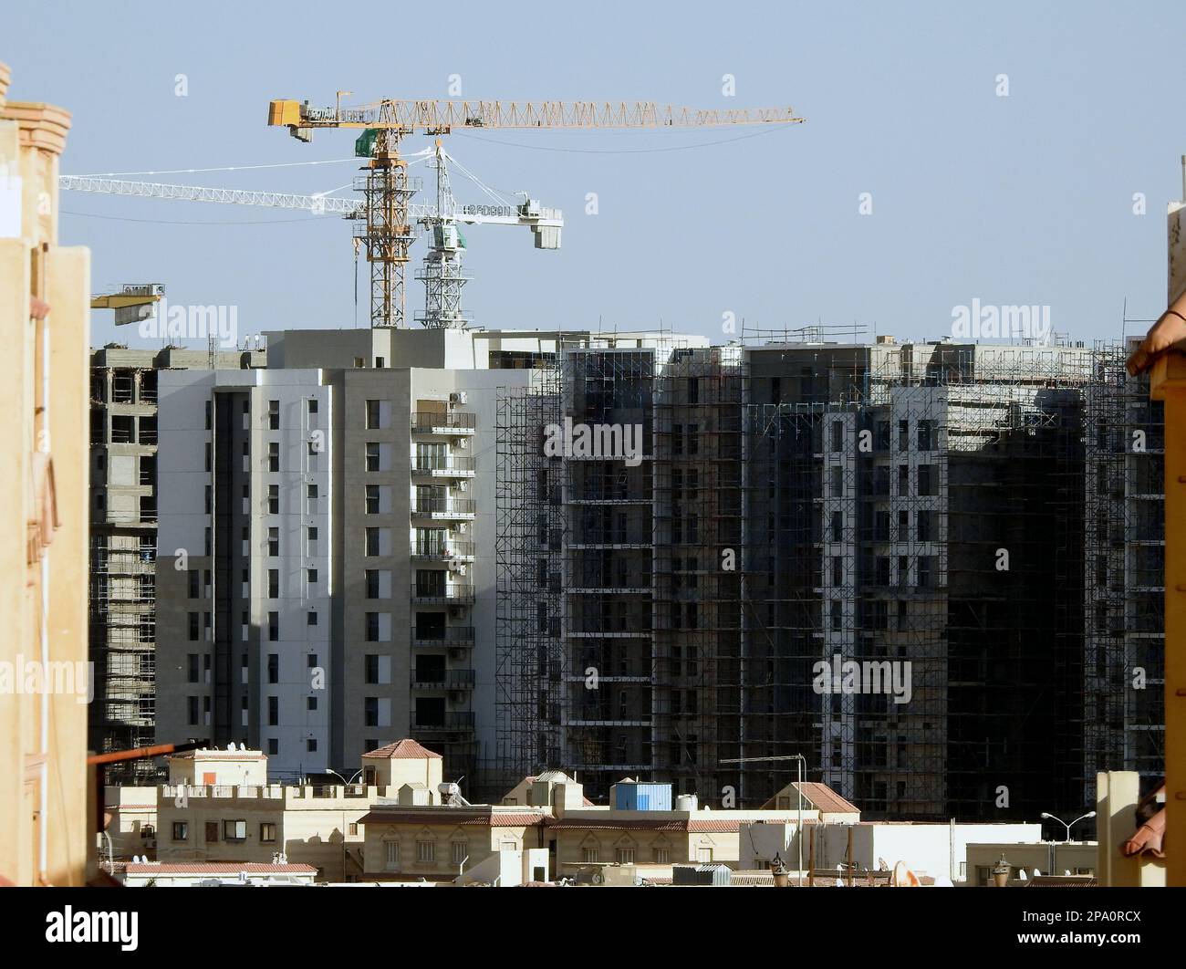 Giza, Egypt, March 10 2023: zed city By Orascom Construction company ...
