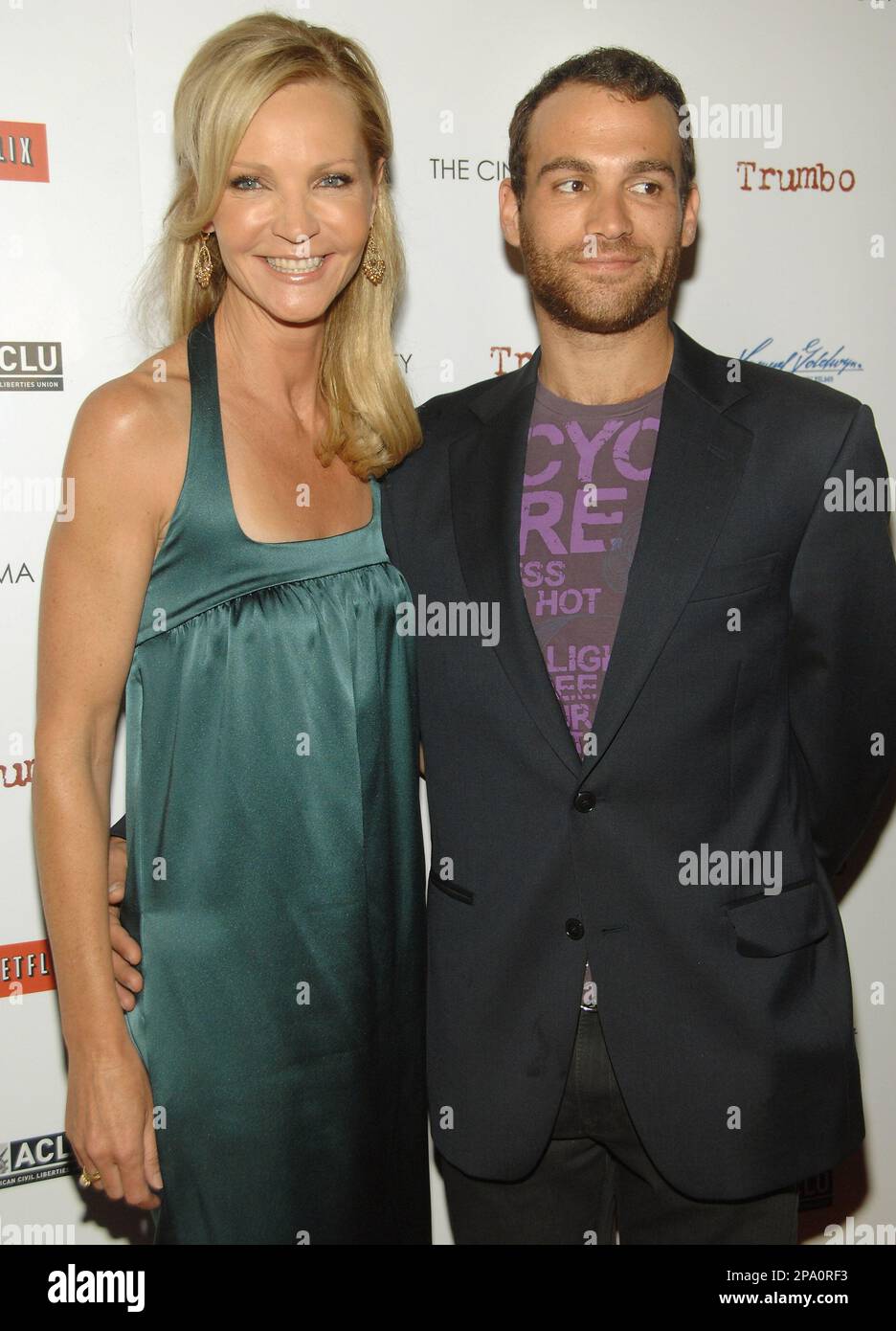Actress Joan Allen and boyfriend Shawn Diamond attend the "Trumbo ...