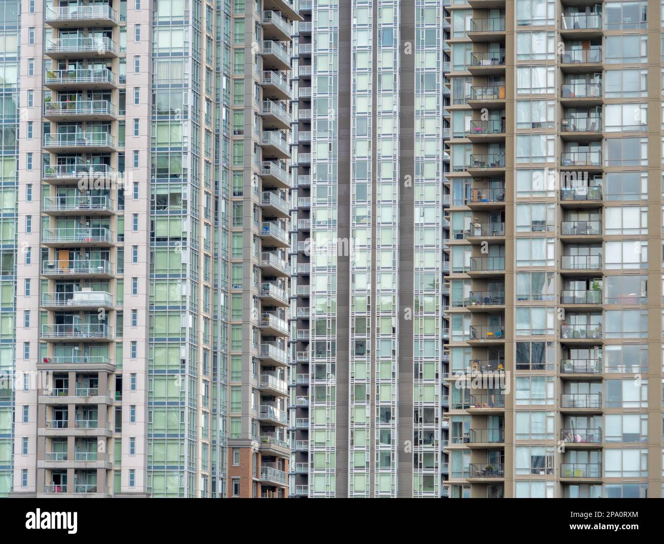 Facades of high rise residential apartment building Stock Photo - Alamy