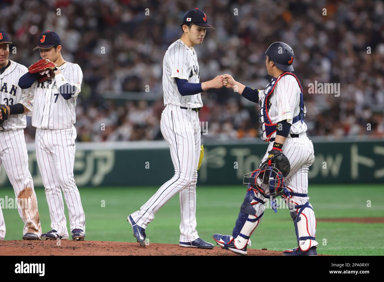 Tokyo, Japan. 11th Mar, 2023. (L to R) Roki Sasaki (JPN), Takuya Kai ...