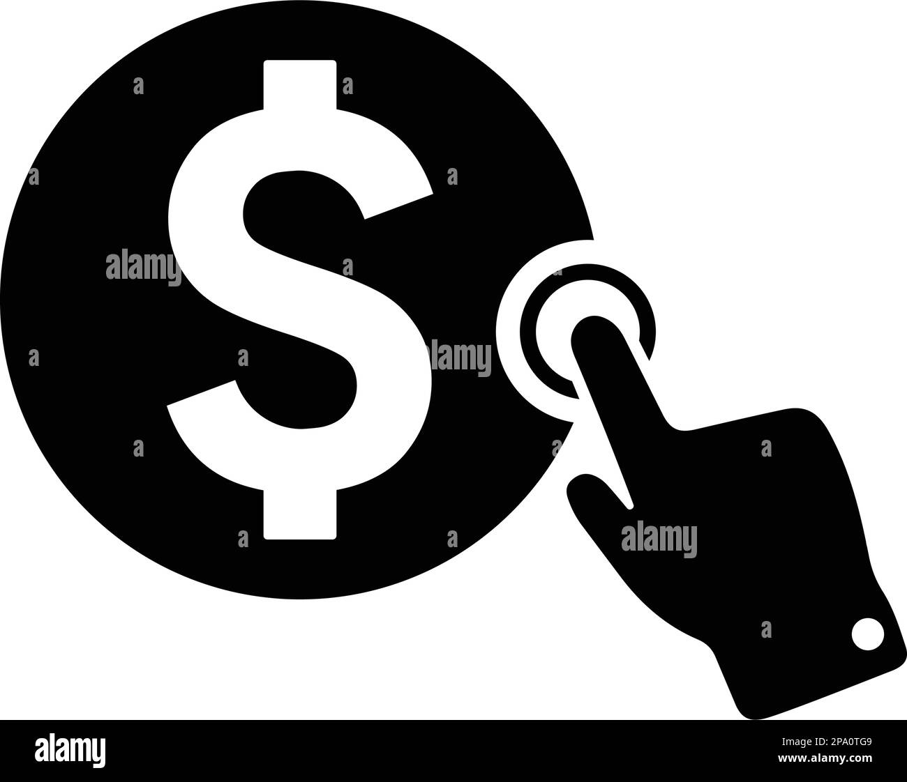 Pay Per Click icon. Fully editable vector EPS use for printed materials ...