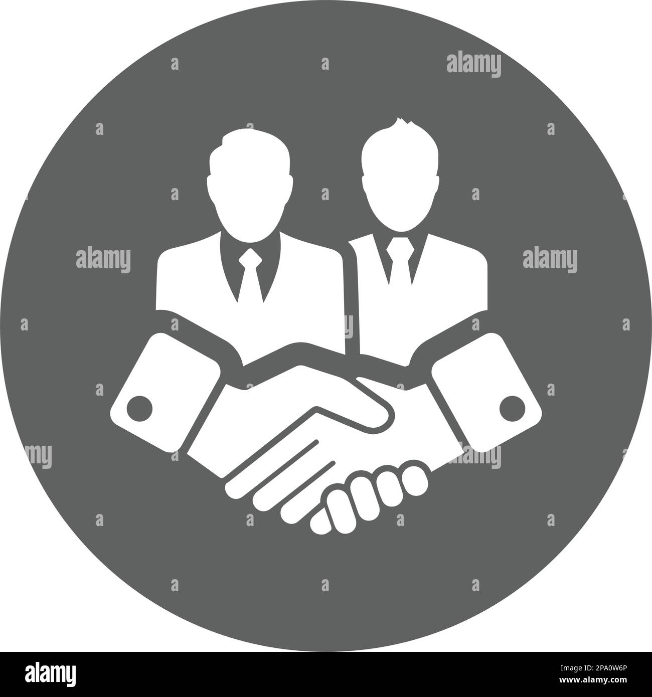 Partnership icon. Fully editable vector EPS use for printed materials ...