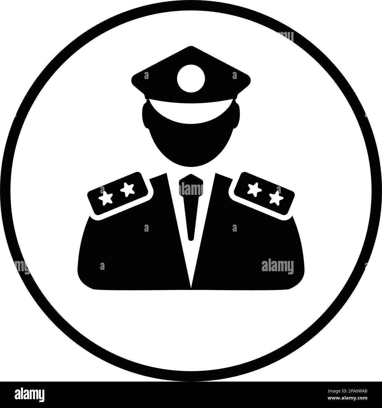 Patrol cap Stock Vector Images - Alamy