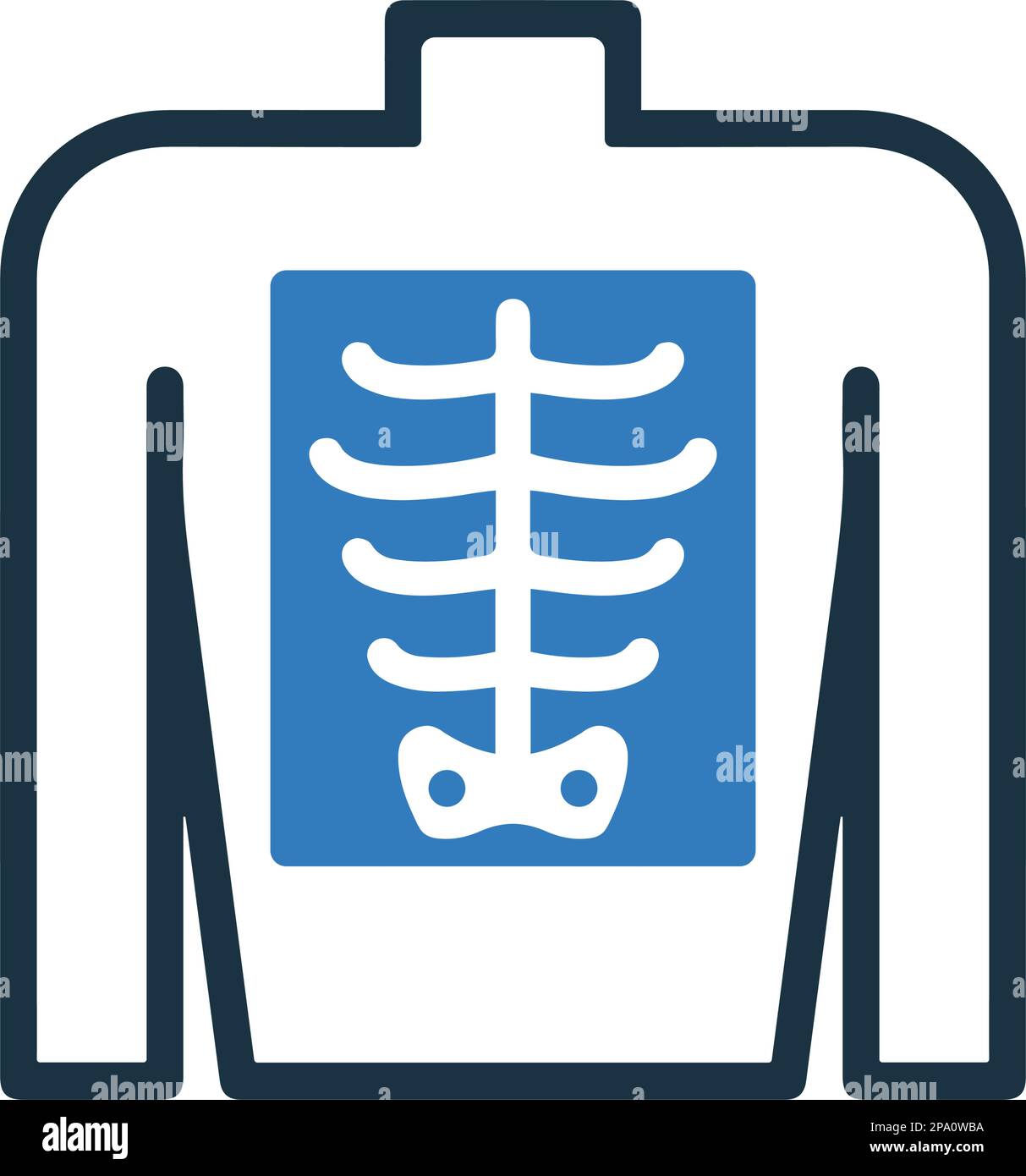 x-ray icon, radiology, vector graphics. Use for commercial, print media ...