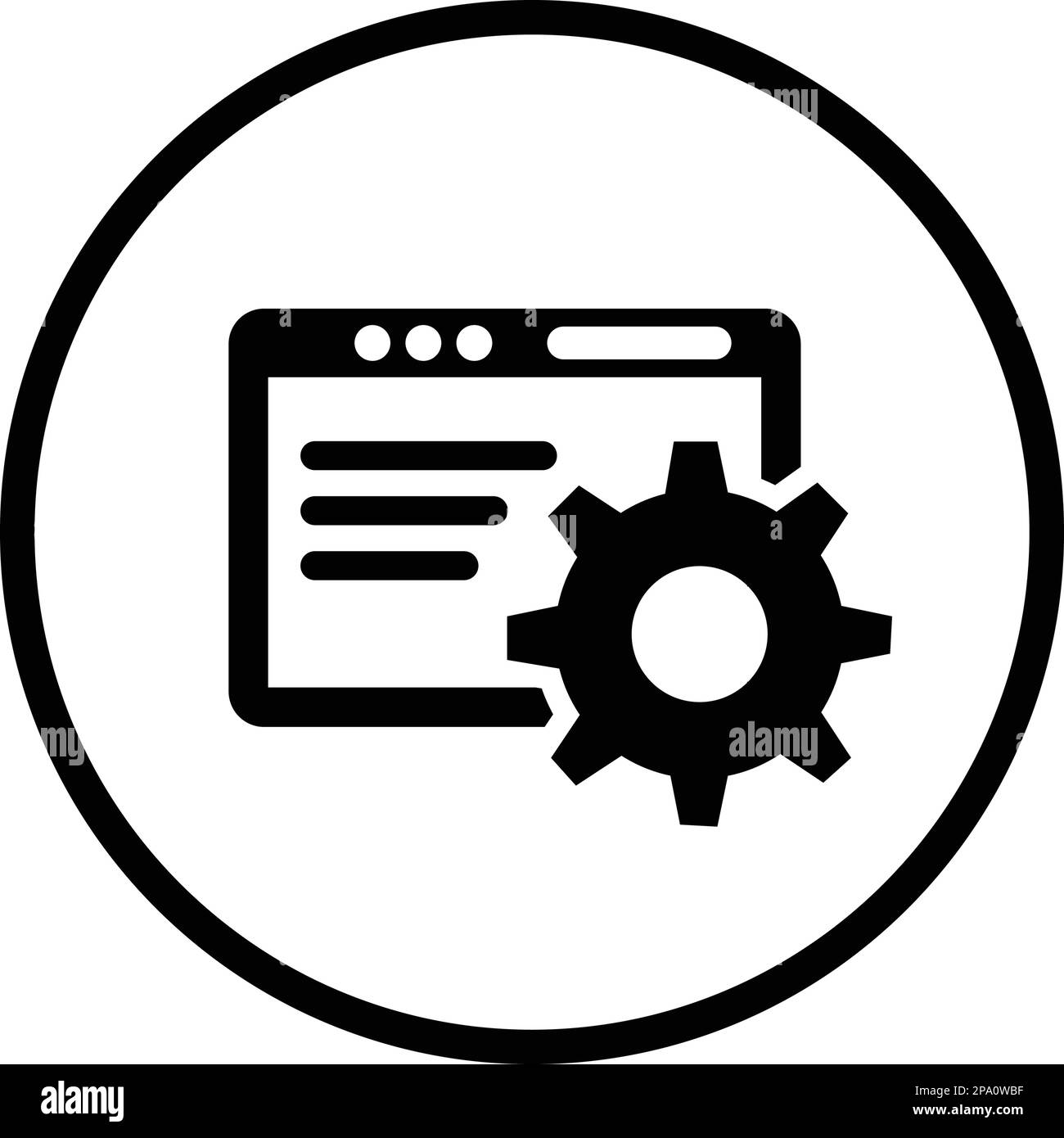 website configuration icon - Perfect use for designing and developing ... website configuration icon - Perfect use for designing and developing ...