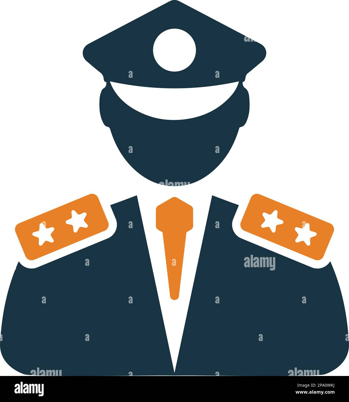 Police officer icon. Fully editable vector EPS use for printed ...