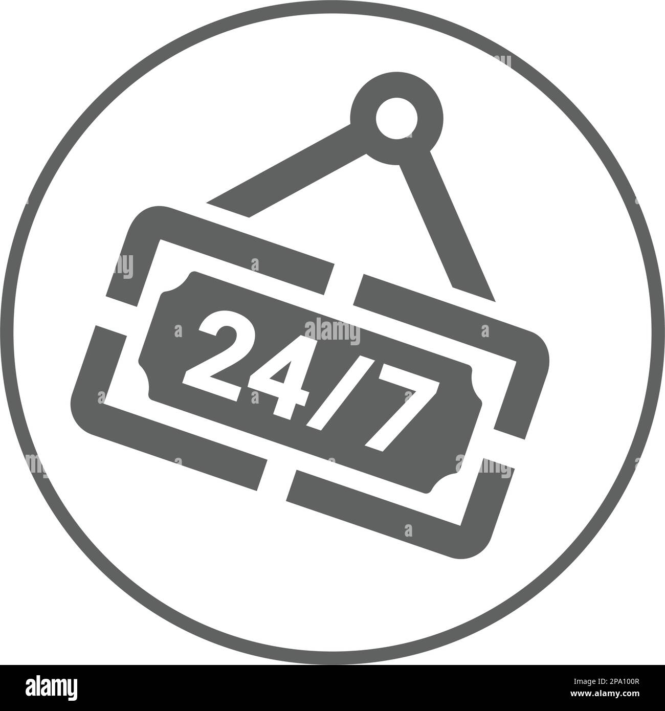 Open 7 days sign Black and White Stock Photos & Images - Alamy