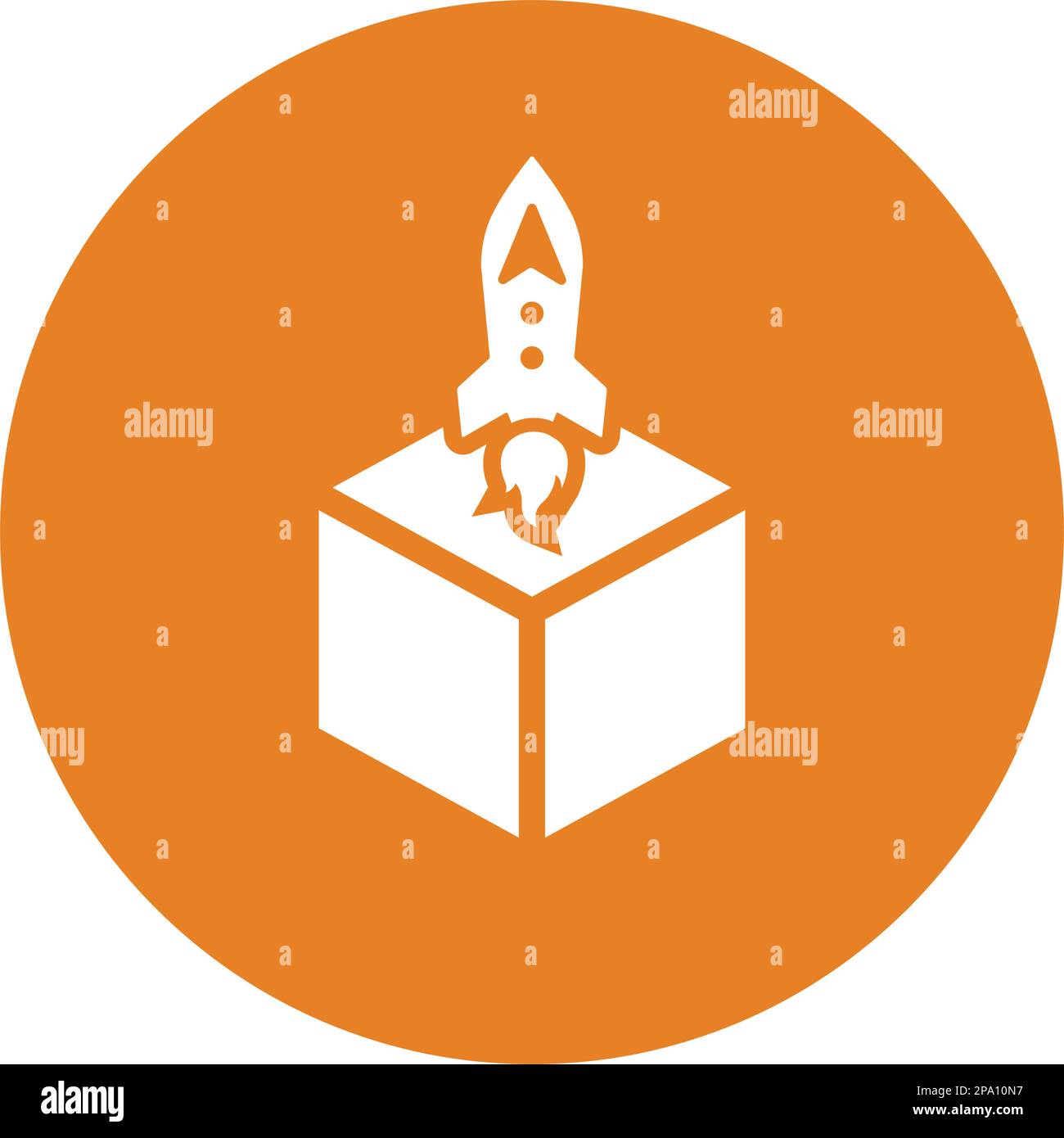 Product launch, startup icon. Fully editable vector EPS use for printed ...