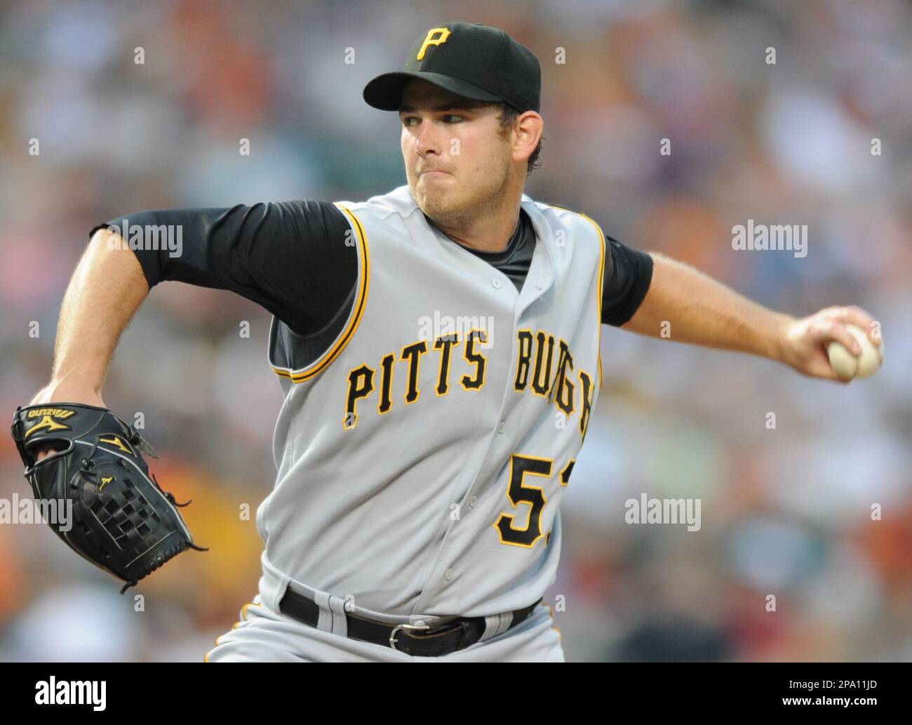 Pittsburgh Pirates pitcher Zach Duke delivers against the Baltimore ...