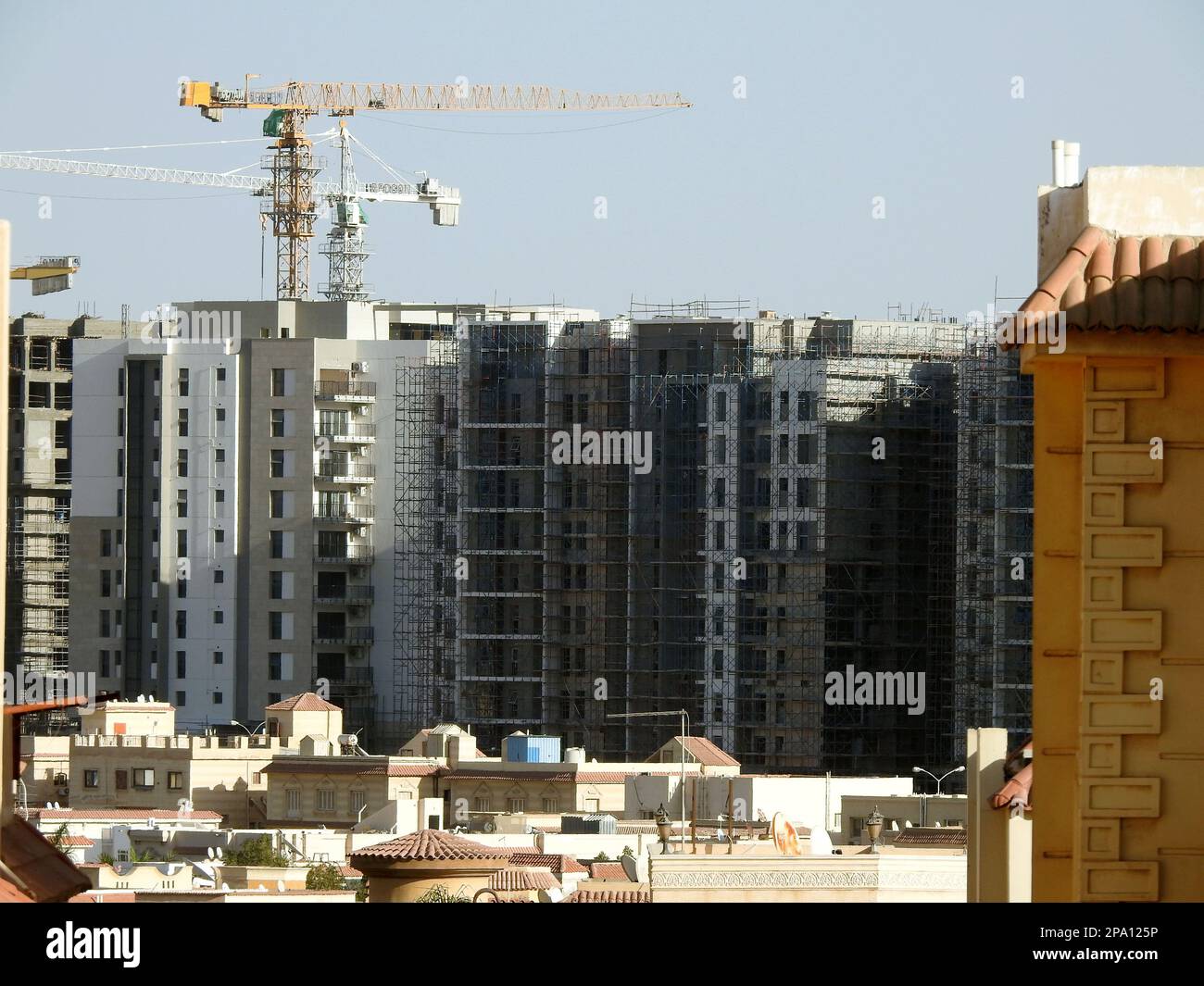 Giza, Egypt, March 10 2023: zed city By Orascom Construction company ...