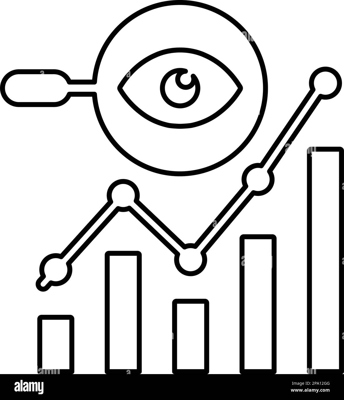 View Estimation Forecast Icon Use In Mobile And App Development Or