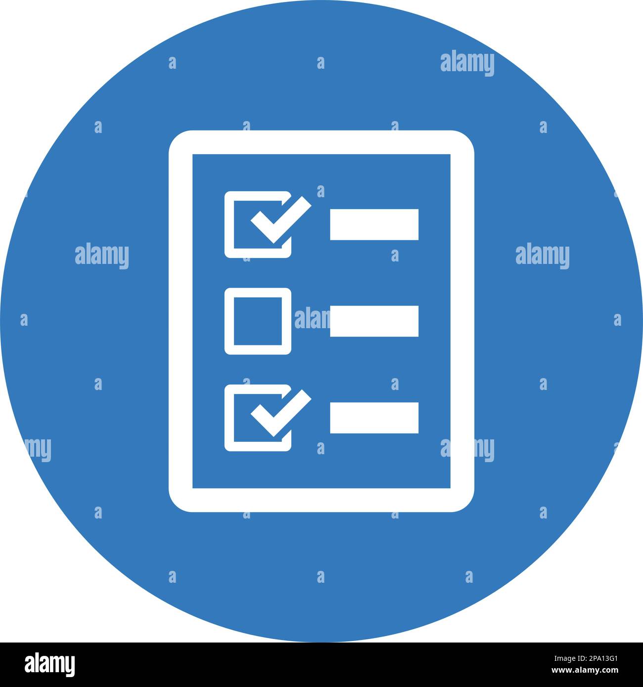Priority checklist icon. Fully editable vector EPS use for printed ...