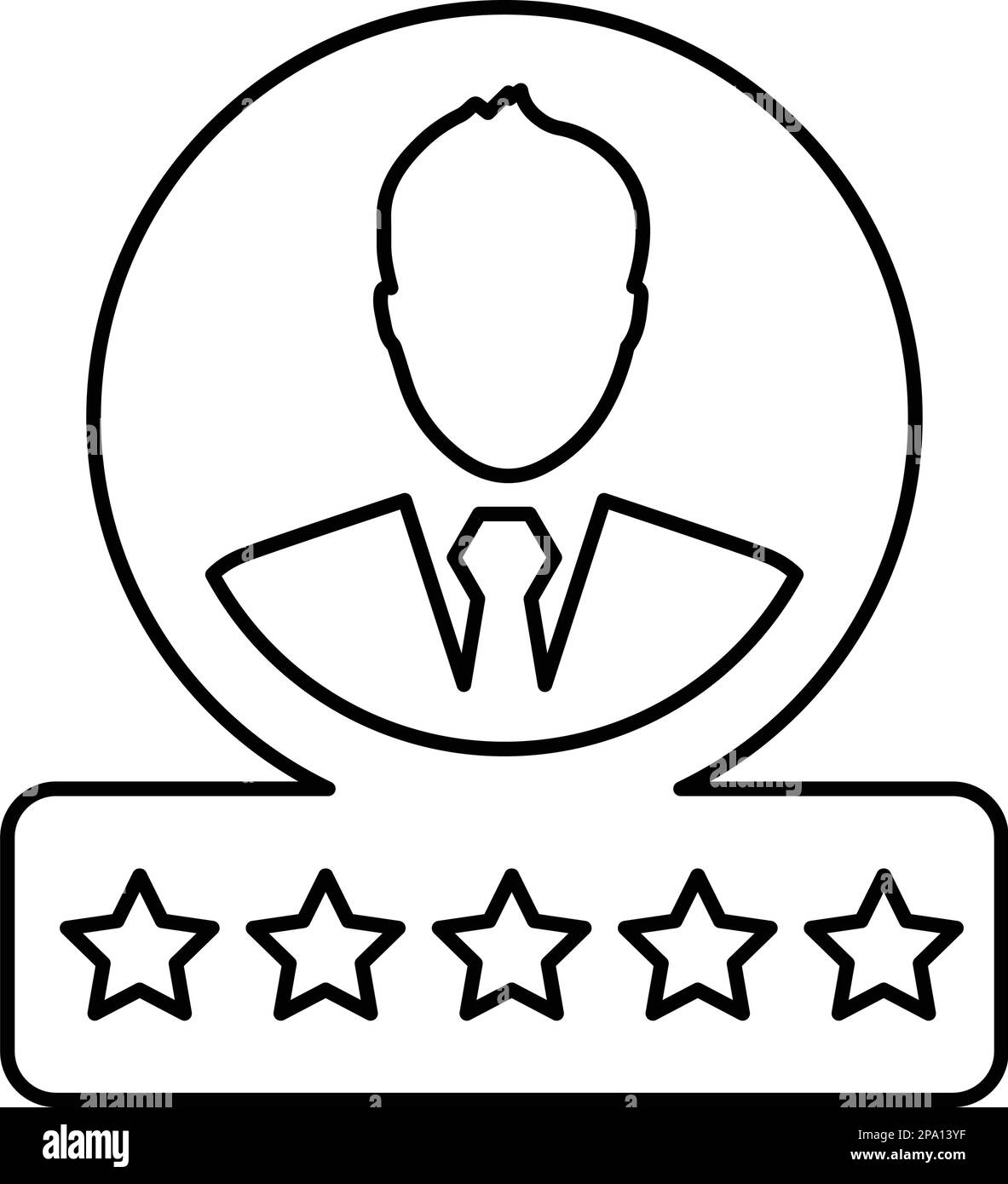Profile, employee ranking icon. Fully editable vector EPS use for ...