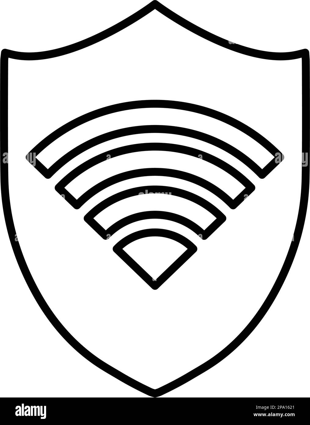 Protection, WIFI security icon - Perfect use for print media, web ...