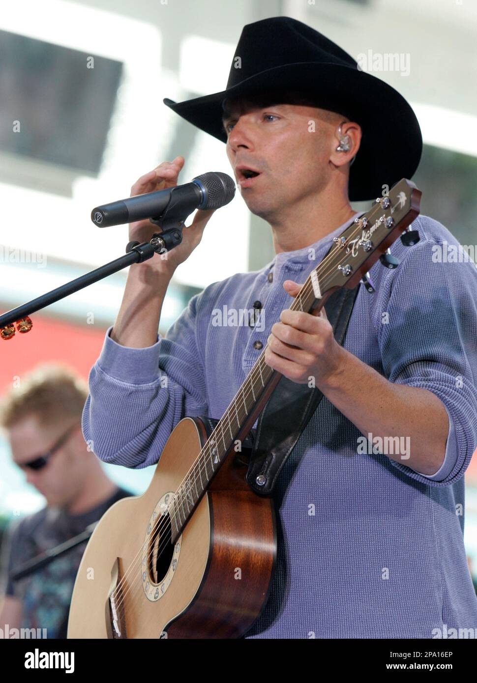 Country singer Kenny Chesney performs on the NBC "Today" television ...