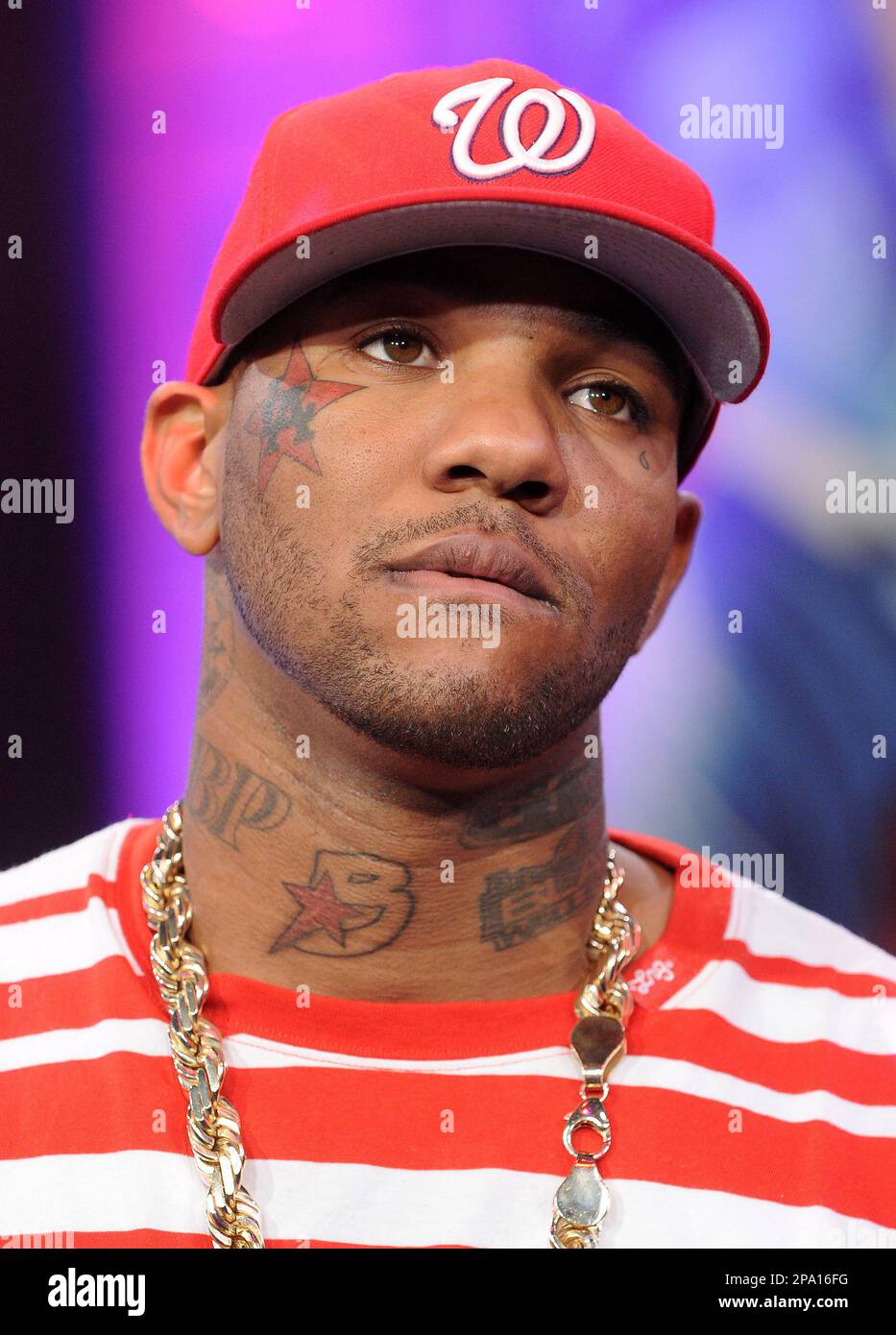 Rapper The Game makes an appearance at MTV Studios in Times Square for ...