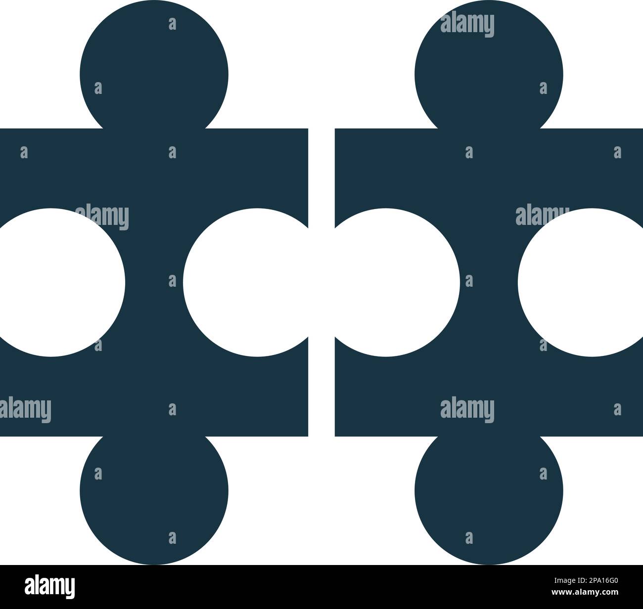 Puzzle icon. Fully editable vector EPS use for printed materials and ...