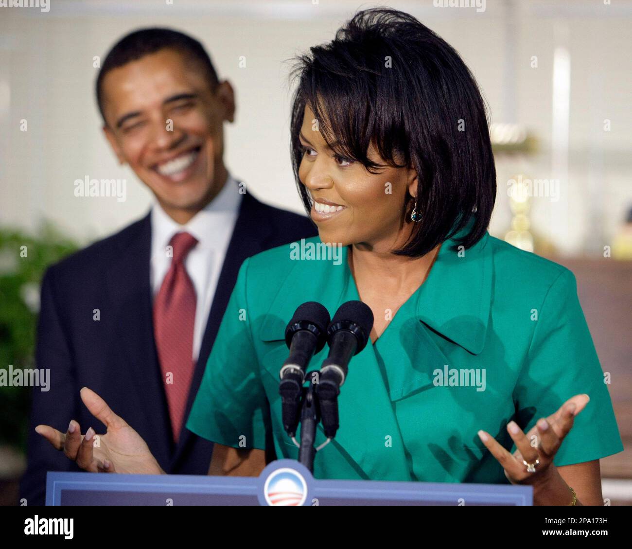 Democratic presidential candidate Sen. Barack Obama D-Ill., is ...