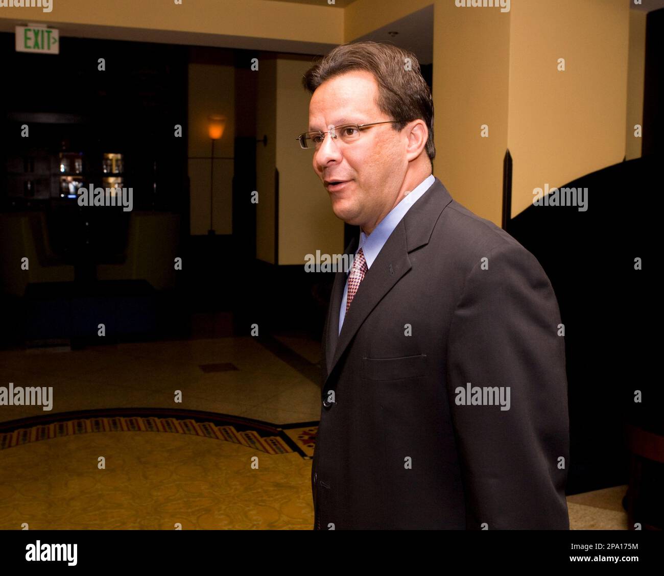 Current Indiana Hoosiers basketball coach Tom Crean heads to a meeting ...