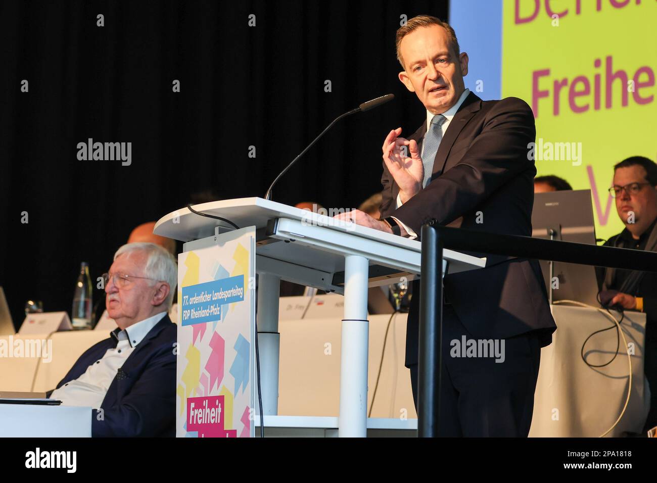 Mainz, Germany. 11th Mar, 2023. Volker Wissing, state chairman and ...