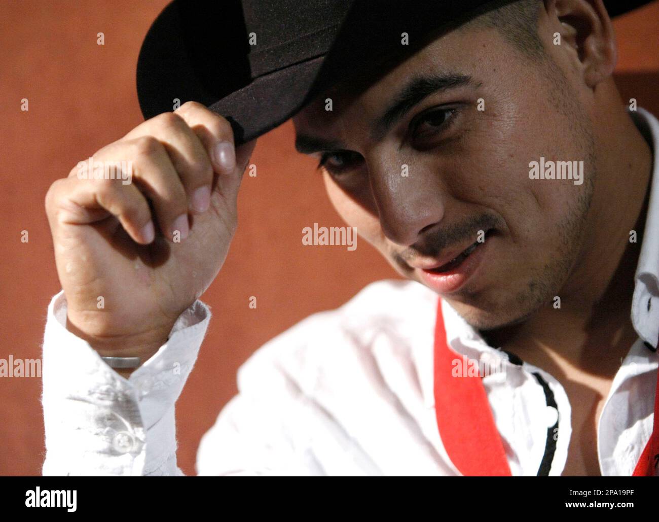 Mexican singer Espinoza Paz arrives at the BMI Latin Awards in Los ...