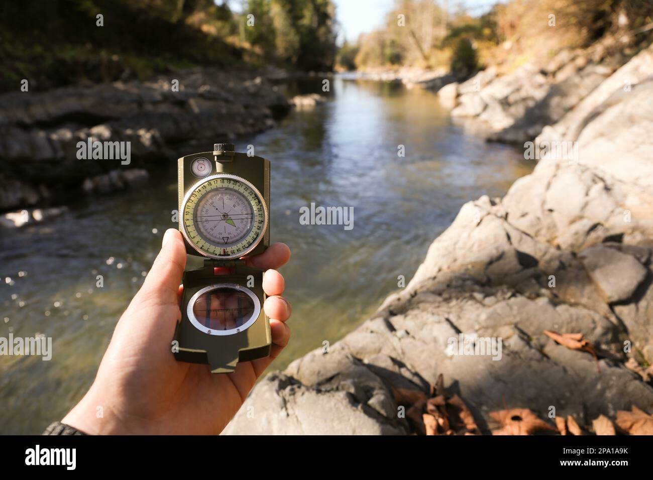 Using compass hi-res stock photography and images - Alamy