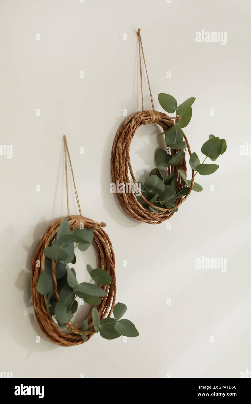 Eucalyptus decor hi-res stock photography and images - Alamy