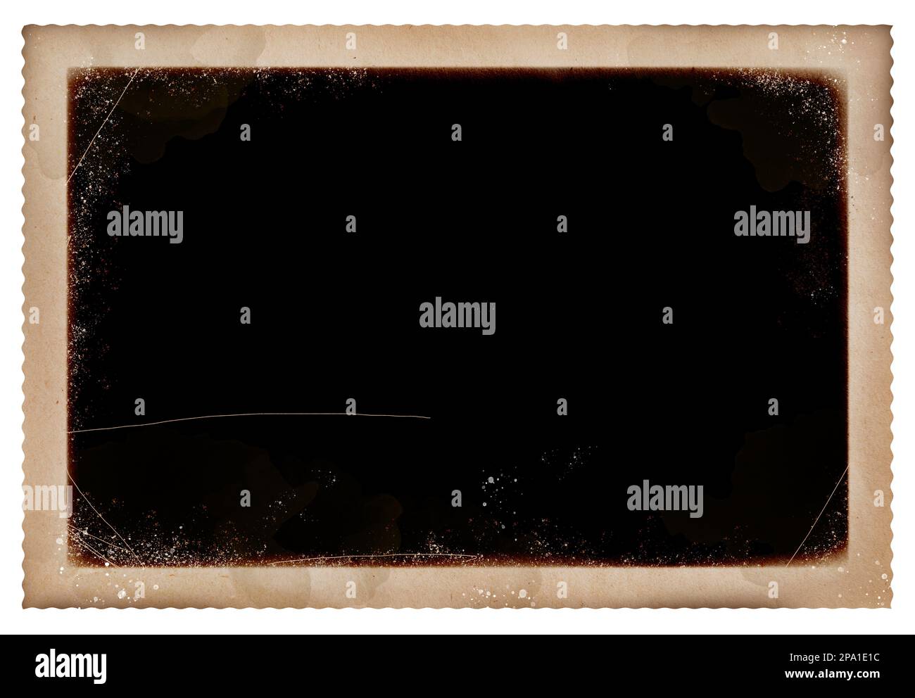 Old paper photo with empty space. Mockup for design Stock Photo - Alamy