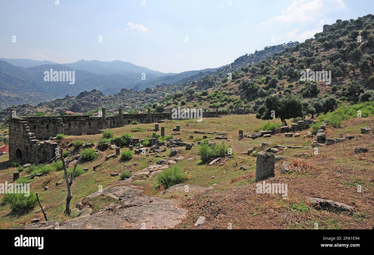 Alinda Ancient City - Aydın - TURKEY Stock Photo - Alamy