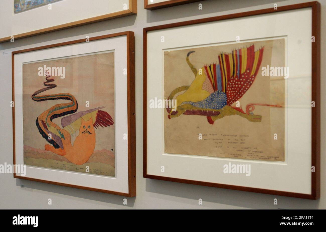 Works of art by Chicago artist Henry Darger, courtesy of Robert A. Roth ...