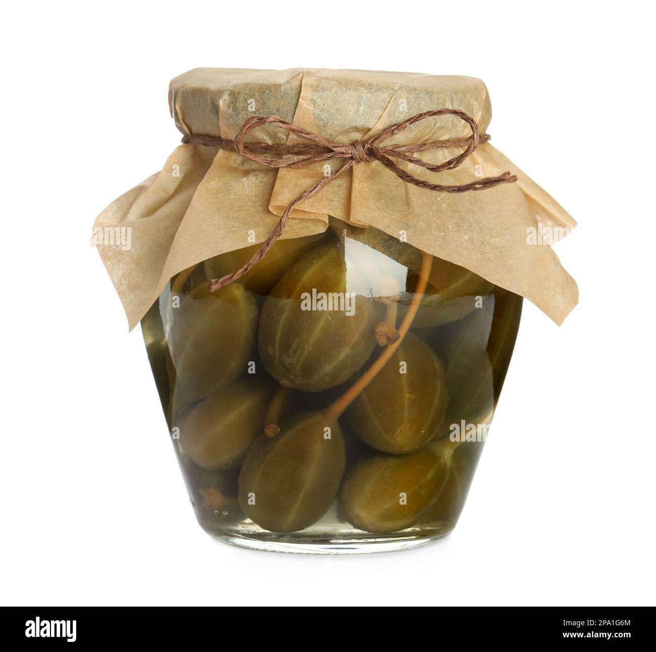 Capers in glass jar hi-res stock photography and images - Alamy