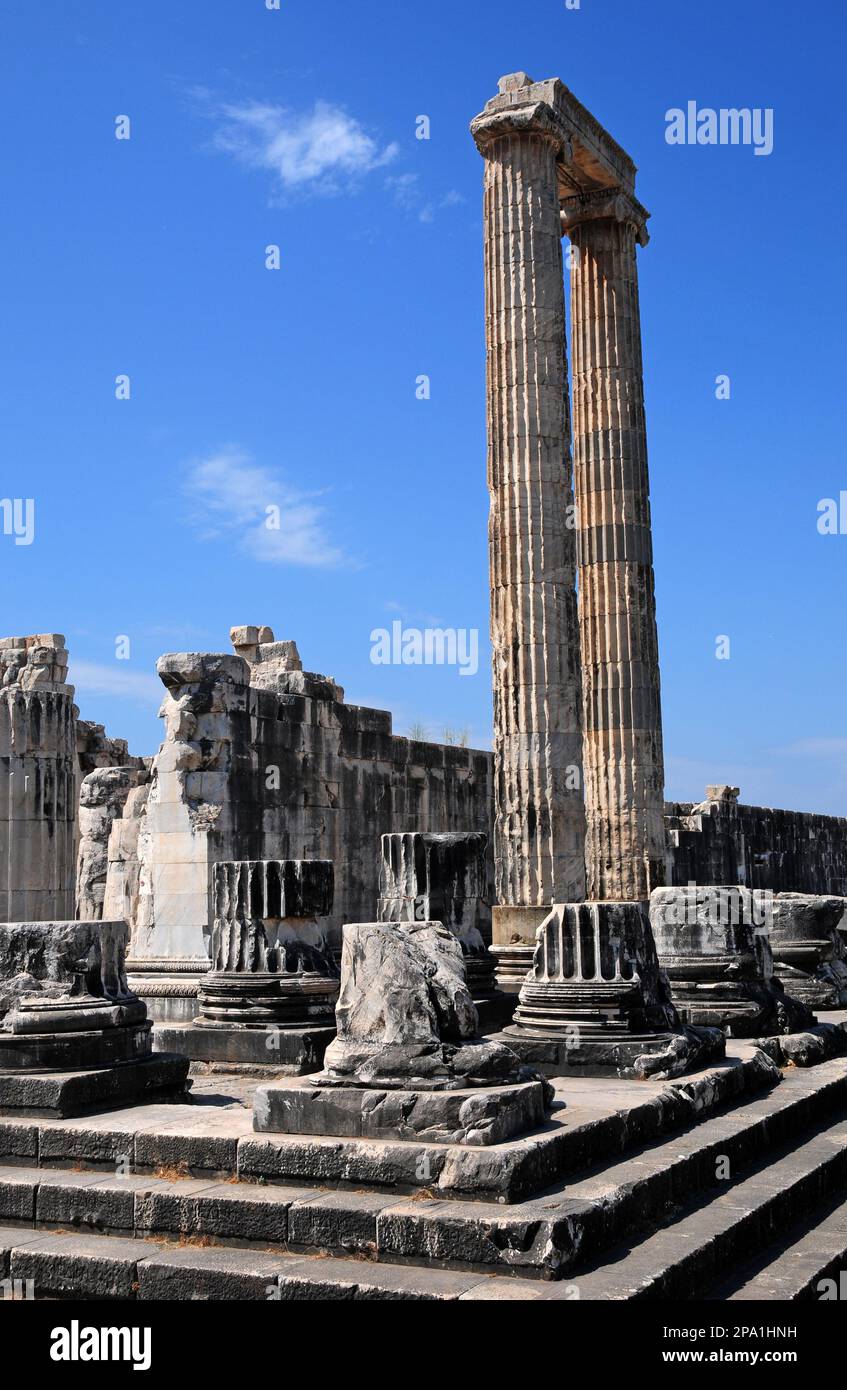 Didim Apollon Temple - Aydin - TURKEY Stock Photo - Alamy