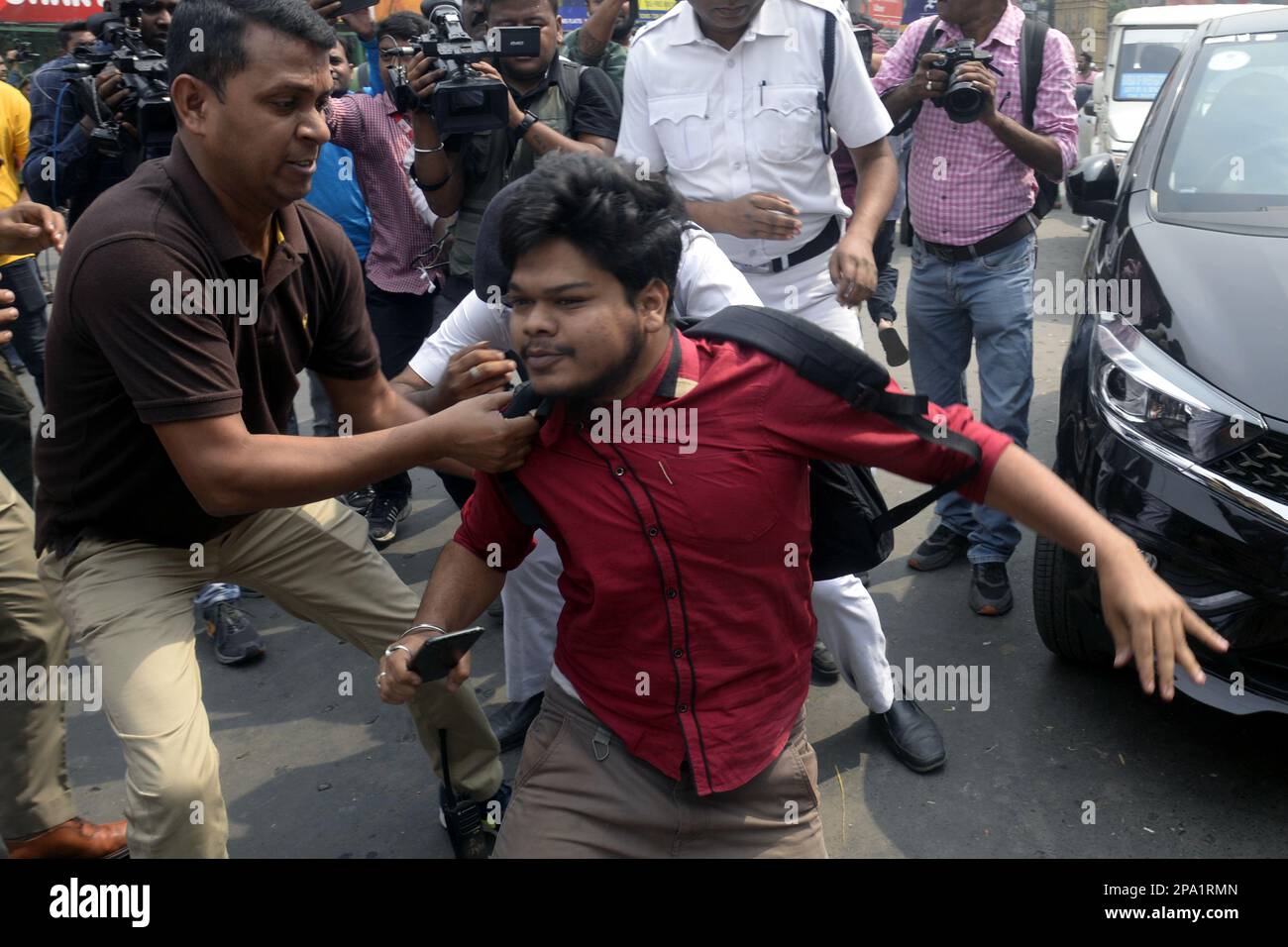 Kolkata, India. 10th Mar, 2023. March 10, 2023, Kolkata, India: Student ...
