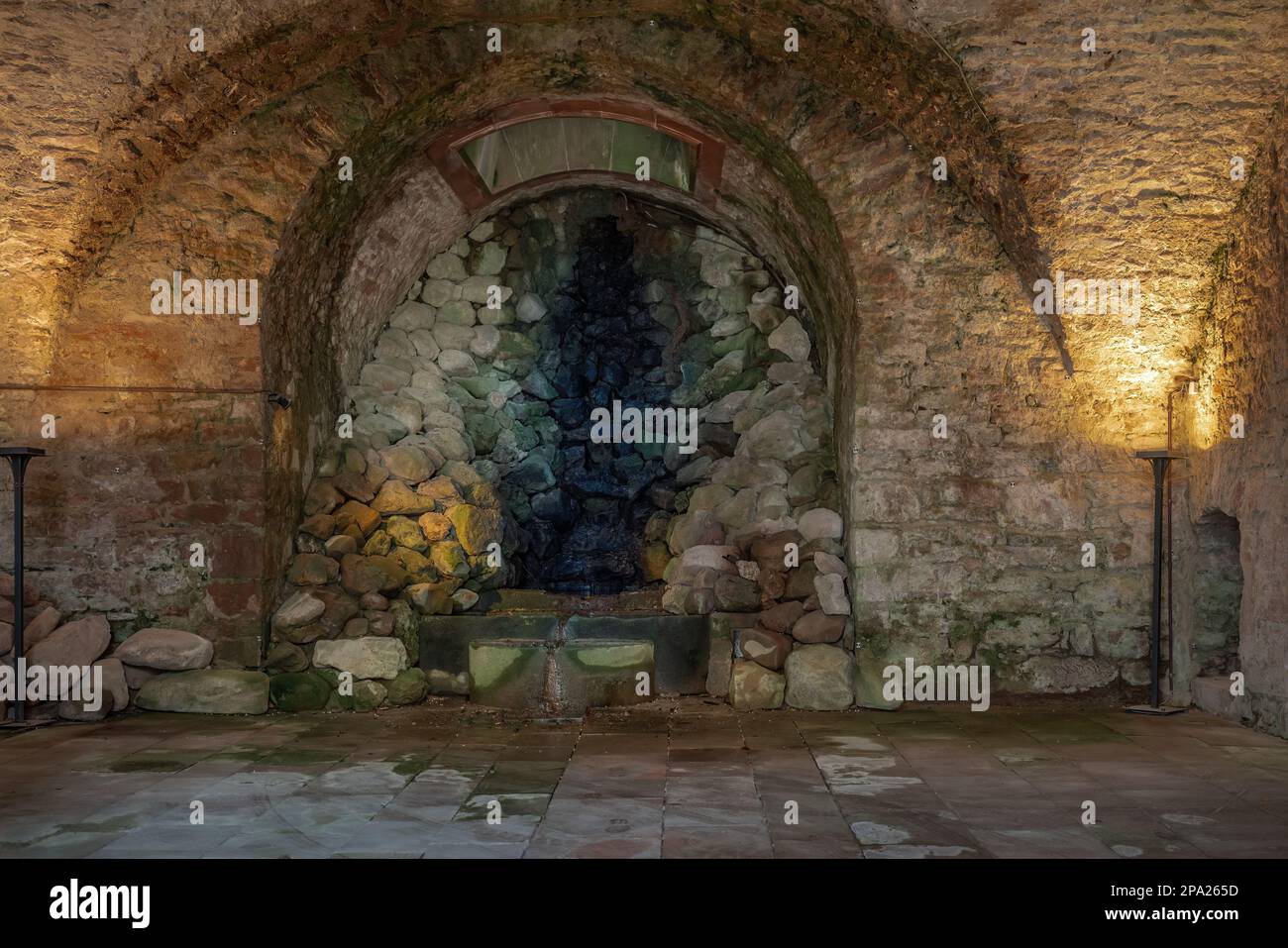Artificial Grotto at Heidelberg Castle Gardens (Hortus Palatinus ...